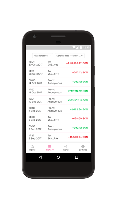 B-wallet - Bytecoin Mobile Wallets