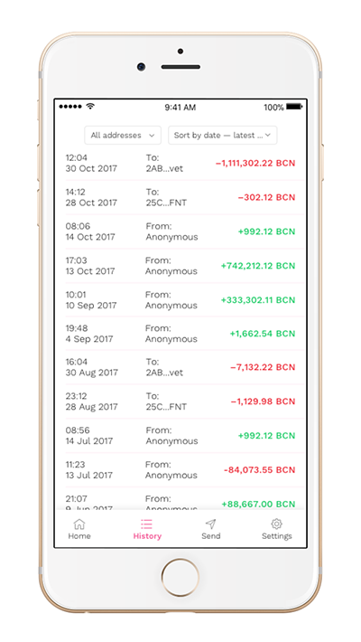 B-wallet - Bytecoin Mobile Wallets